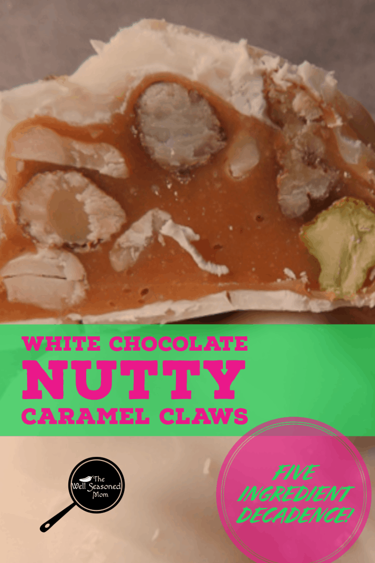 White Chocolate Nutty Caramel Claws - The Well Seasoned Mom